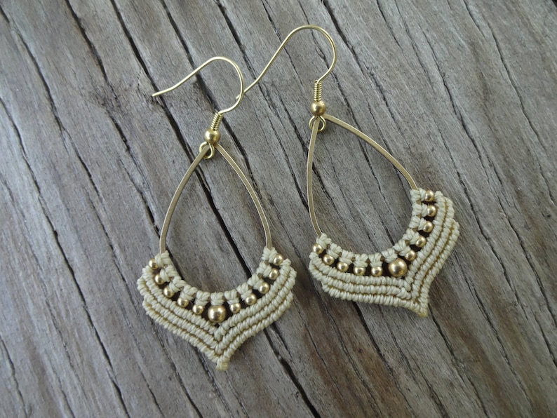 Macrame Earrings Tutorial 9 Micro Macrame Pattern Pdf - Etsy