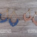Macrame Earrings Tutorial 10, Micro Macrame Pattern, Pdf Tutorial, DIY ...
