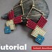 Macrame Earrings Tutorial 12, Photo Pattern, Pdf Tutorial, DIY Macrame ...