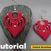 Macrame Earrings Tutorial 7 Micro Macrame Pattern Pdf | Etsy