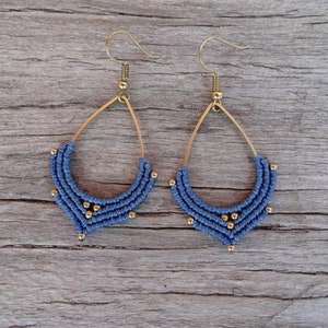 Macrame Earrings Tutorial 10, Micro Macrame Pattern, Pdf Tutorial, DIY ...