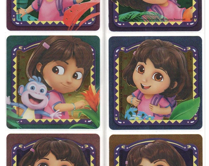 25 (licensed) Dora the Explorer and Friends Stickers, 2.5" X 2.5" Each ...