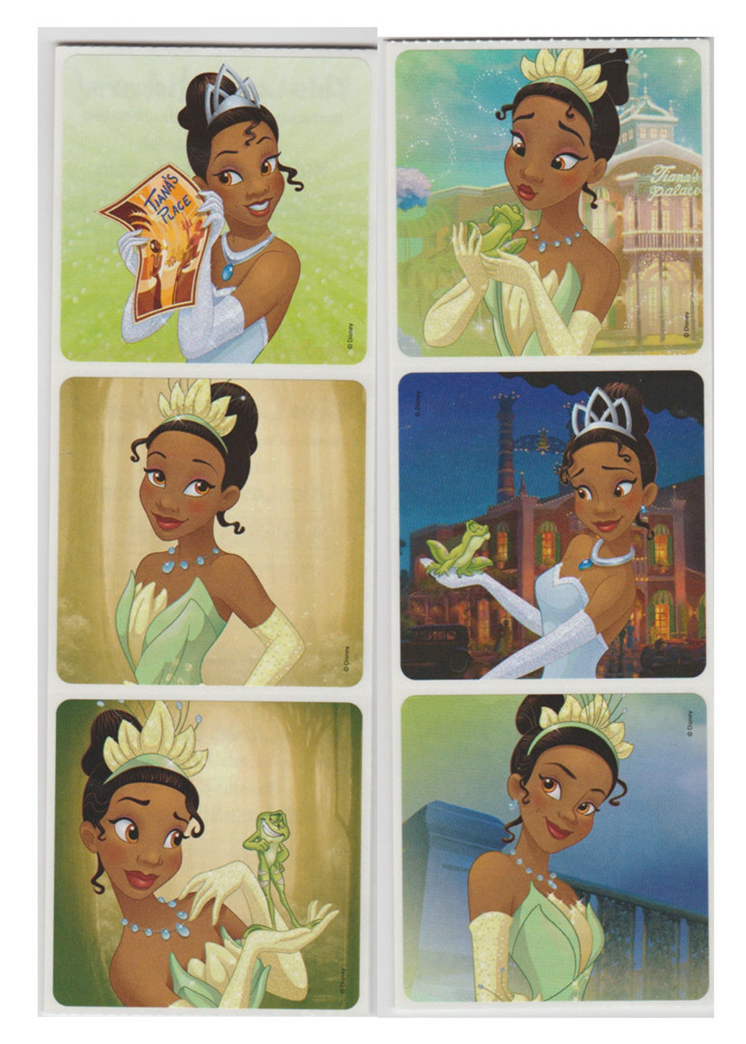 25 (licensed) Princess and the Frog Stickers, 2.5" X 2.5" Each, Party ...