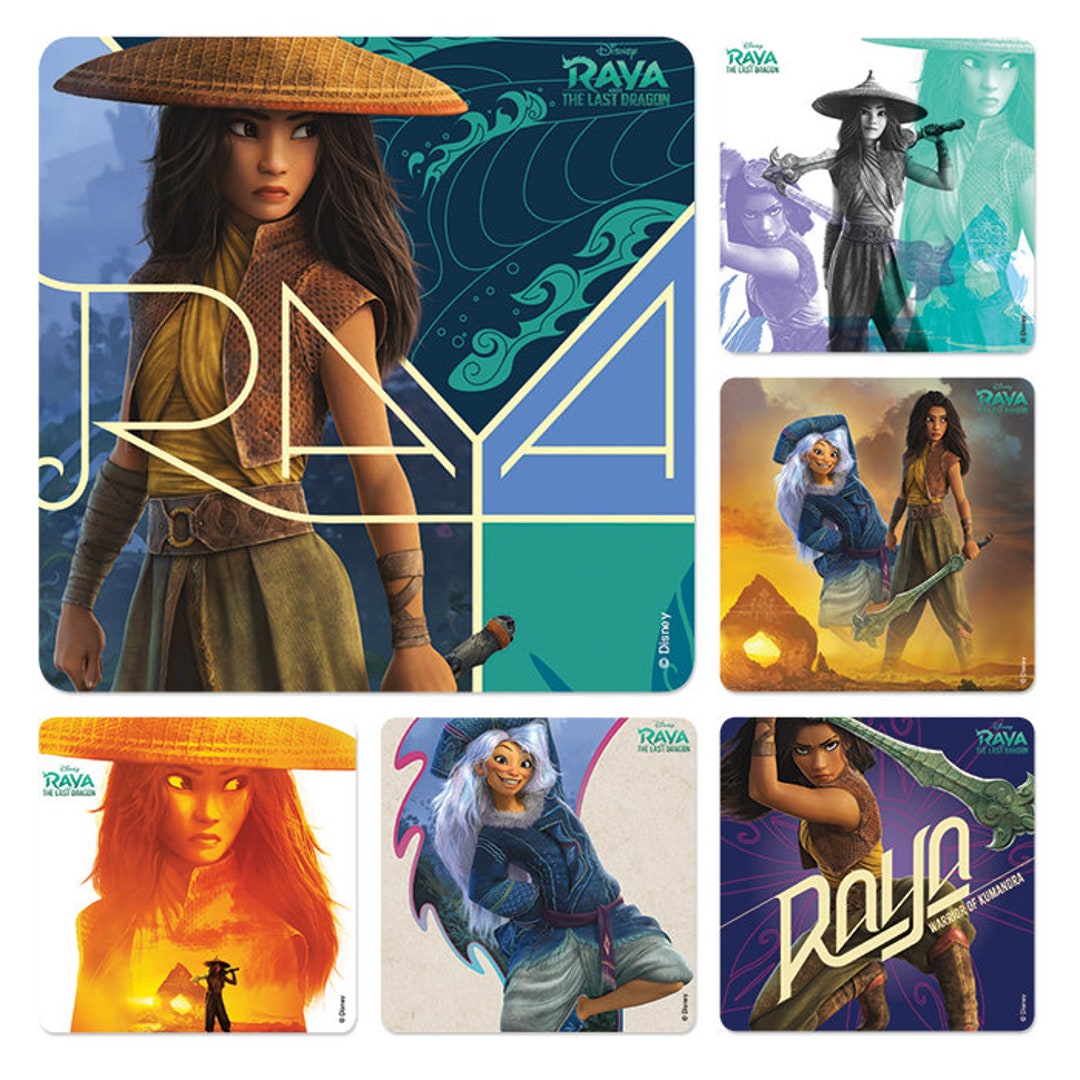 25 licensed Raya and the Last Dragon Stickers, 2.5 X 2.5 Each - Etsy