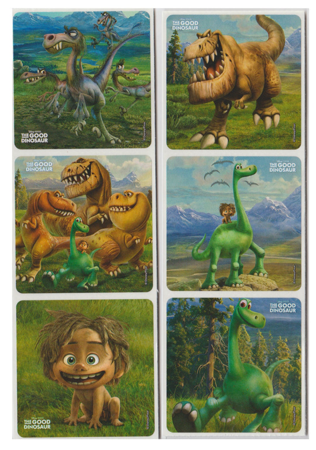 25 (licensed) the Good Dinosaur Stickers, 2.5" X 2.5" - Etsy