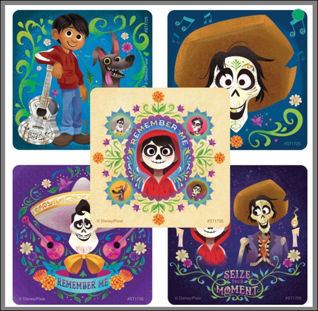 25 (licensed) Coco Movie Stickers, 2.5" X 2.5" Each - Etsy