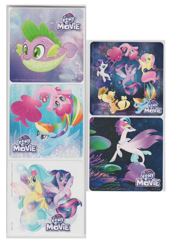 25 My Little Pony Movie Stickers 2.5 x 2.5 Each | Etsy
