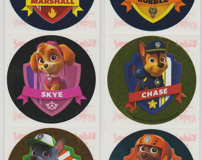 20 (licensed) Paw Patrol Shaped Stickers, 2.25" Approx, Party Favors - Etsy