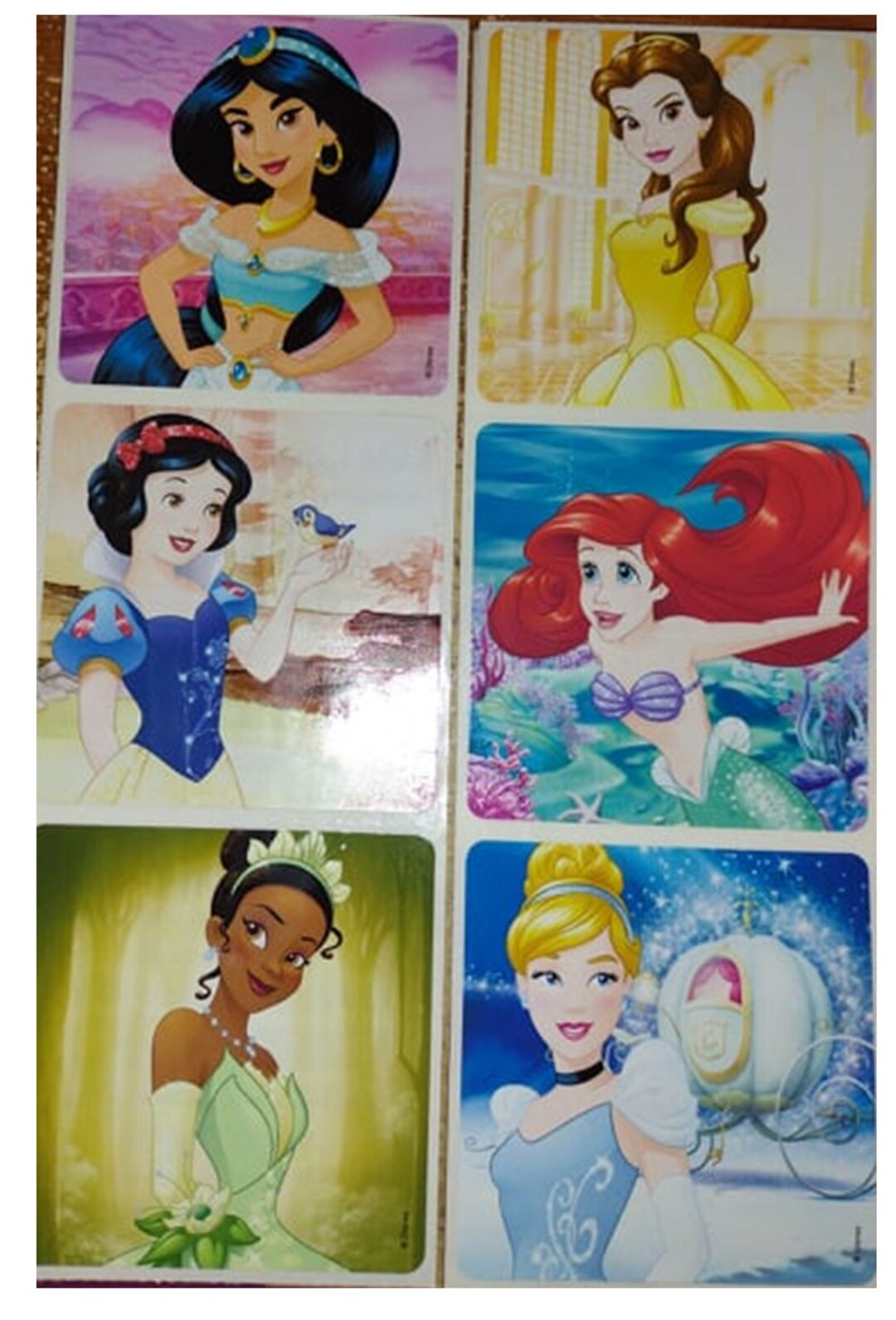 25 (licensed) Disney Princess Classic Stickers, 2.5" X 2.5" - Etsy