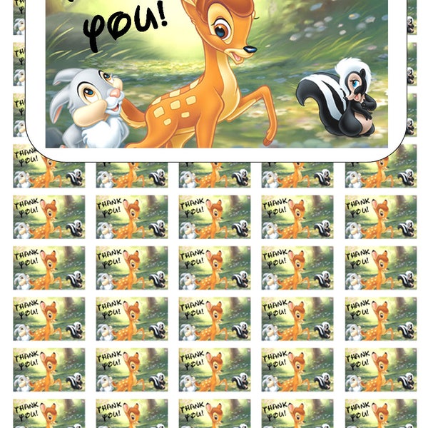 Bambi Thank You - Etsy