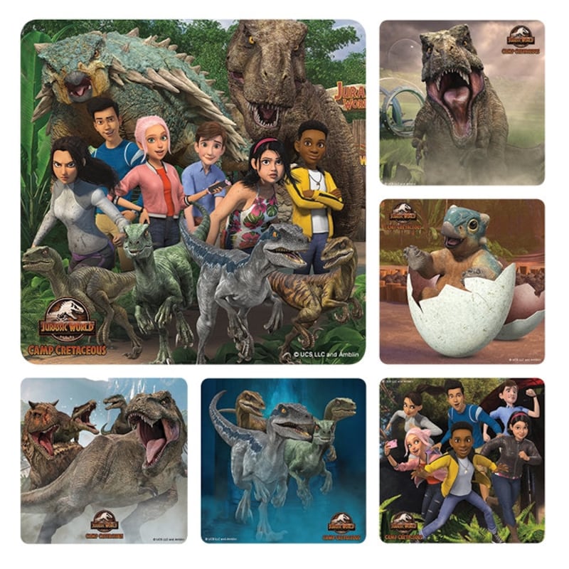 Jurassic Camp Stickers - Etsy