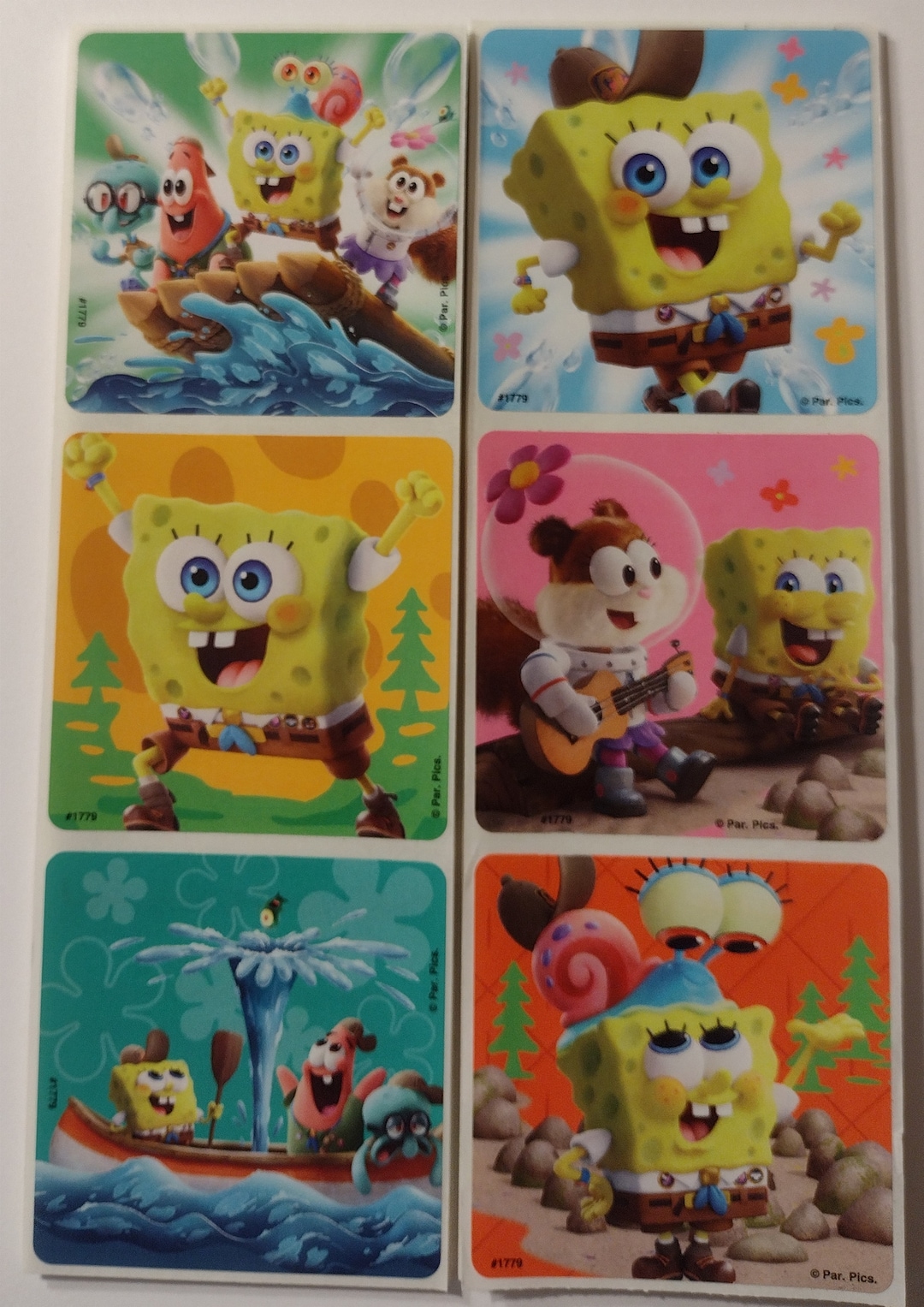 25 (licensed) Spongebob Camp Coral Stickers, 2.5" X 2.5" - Etsy