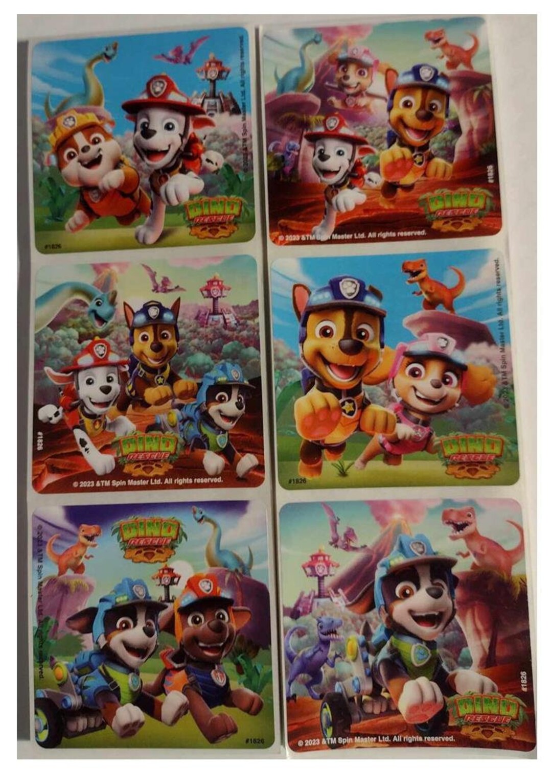 25 (licensed) Paw Patrol Dino Rescue Stickers, 2.5" X 2.5" Each - Etsy