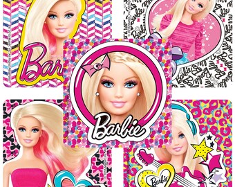 Barbie Stickers | Etsy