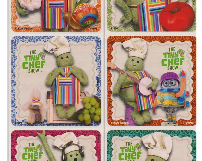25 (licensed) Tiny Chef Show Stickers, 2.5" X 2.5" - Etsy