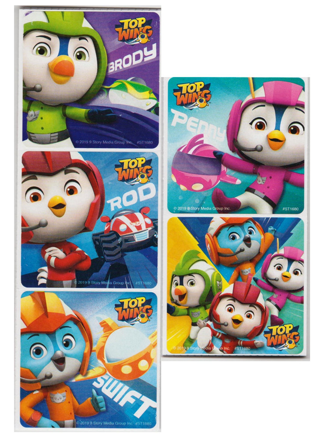 25 licensed Top Wing Stickers, 2.5 X 2.5 Each - Etsy