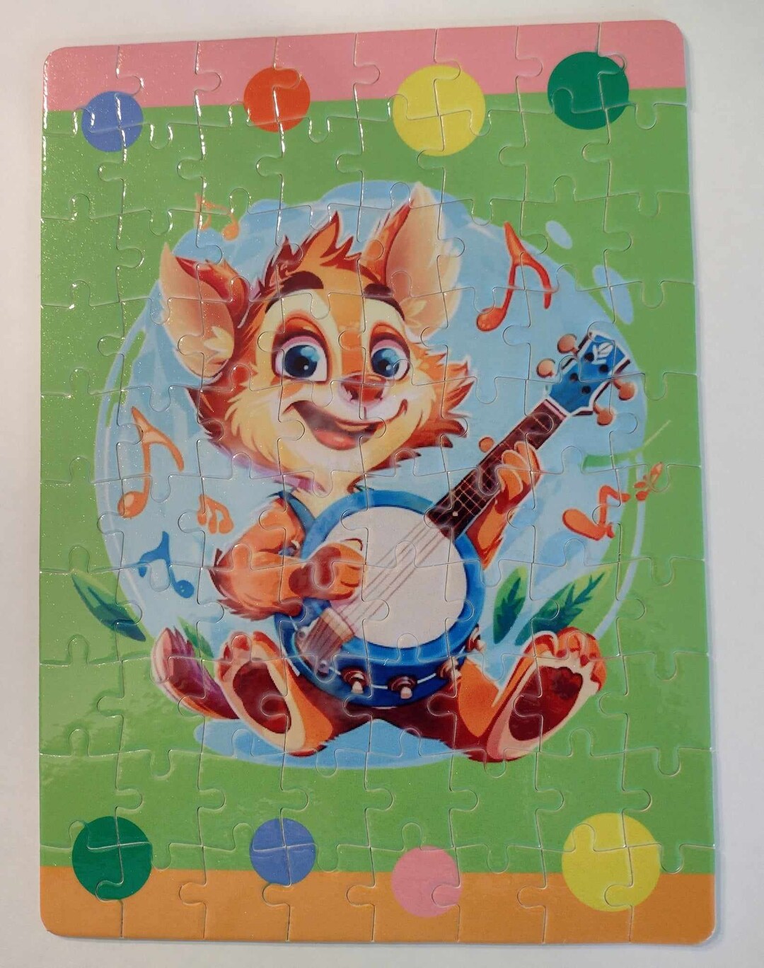 Fox With Banjo Jigsaw Puzzle 80 Pieces 5.75 X 8 - Etsy