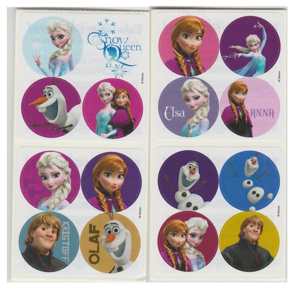 Frozen Stickers - Etsy