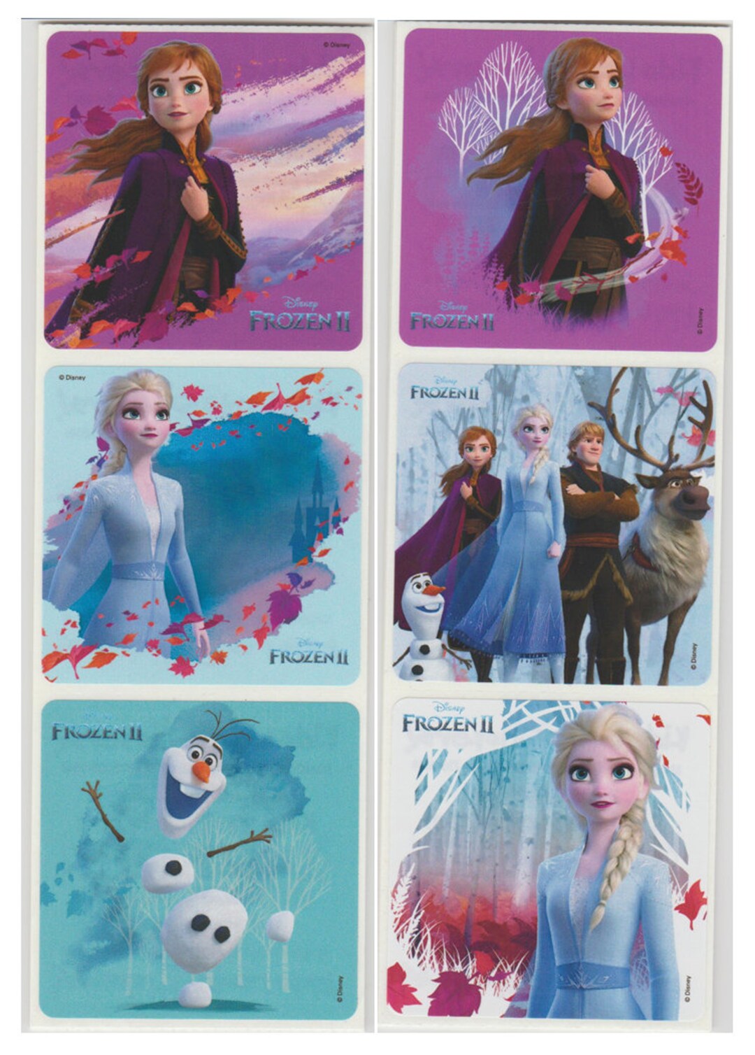25 (licensed) Frozen 2 Stickers, 2.5" X 2.5" - Etsy