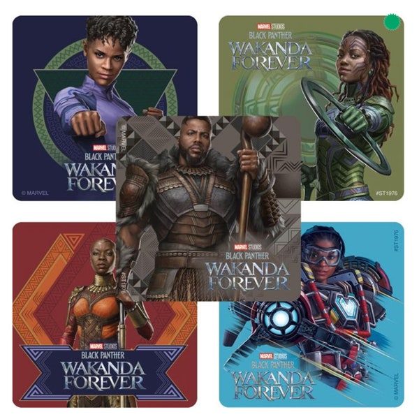 Black Panther Wakanda Forever Stickers - Etsy