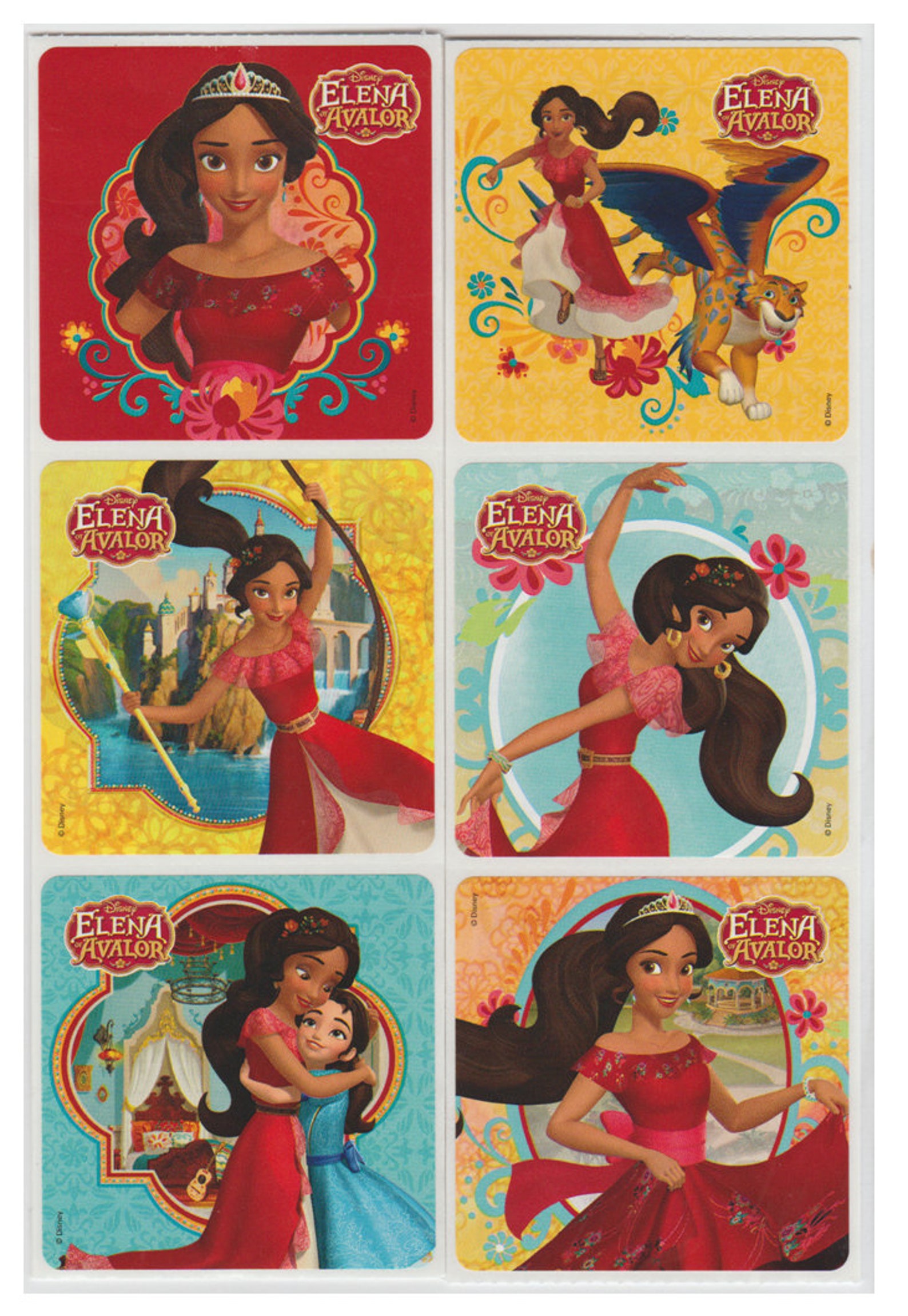 25 licensed Elena of Avalor Stickers, 2.5 X 2.5 Each - Etsy