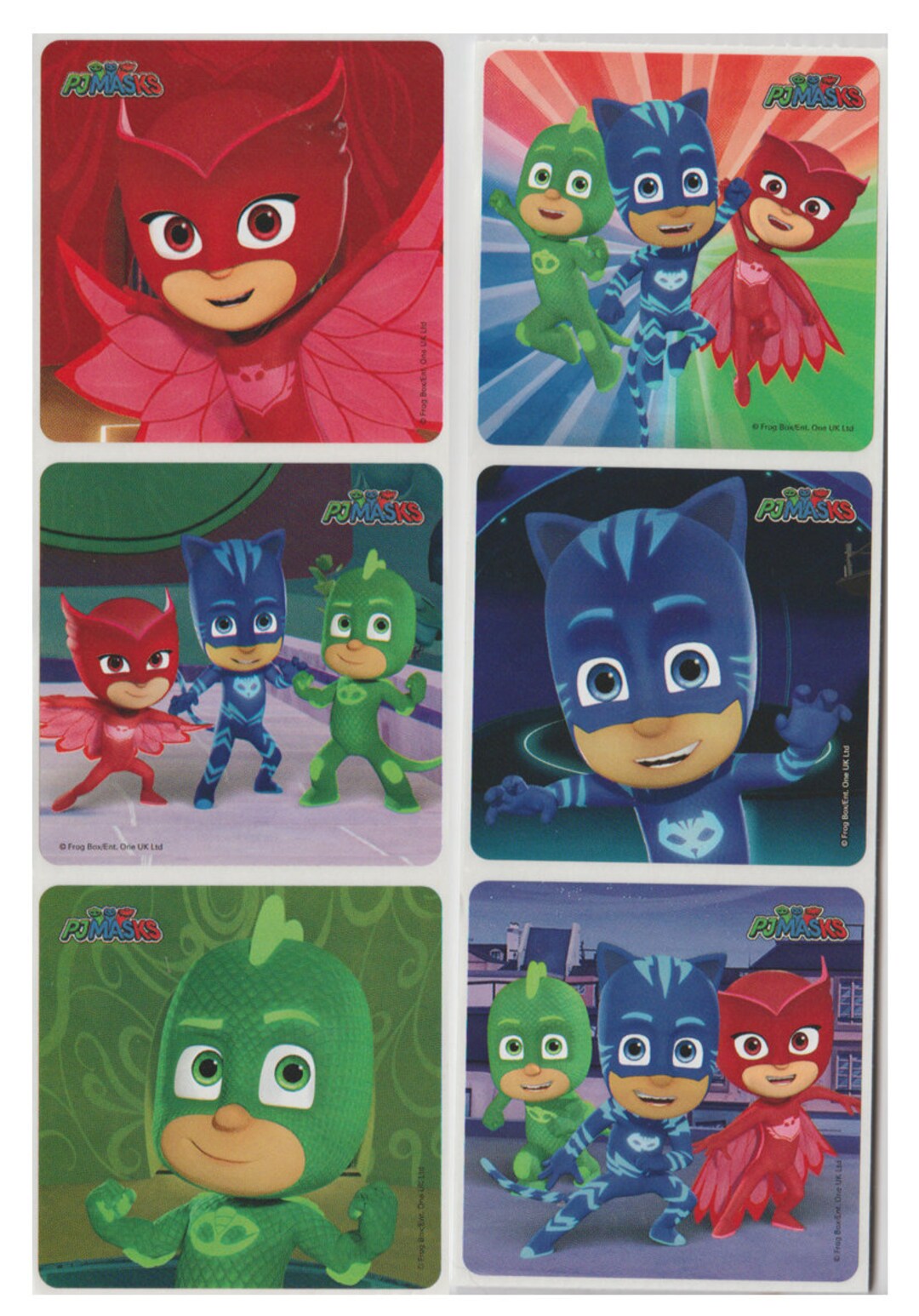 25 (licensed) PJ Masks Stickers, 2.5" X 2.5" - Etsy