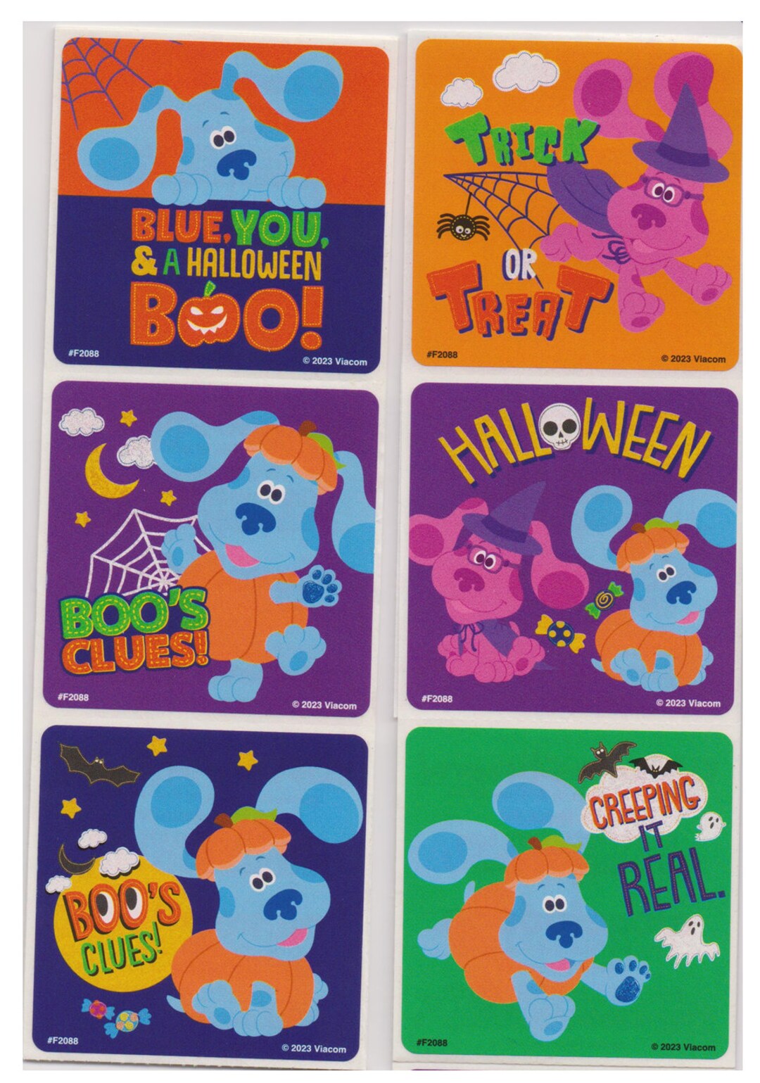 25 (licensed) Blue's Clues and You Halloween Stickers, 2.5" X 2.5" - Etsy
