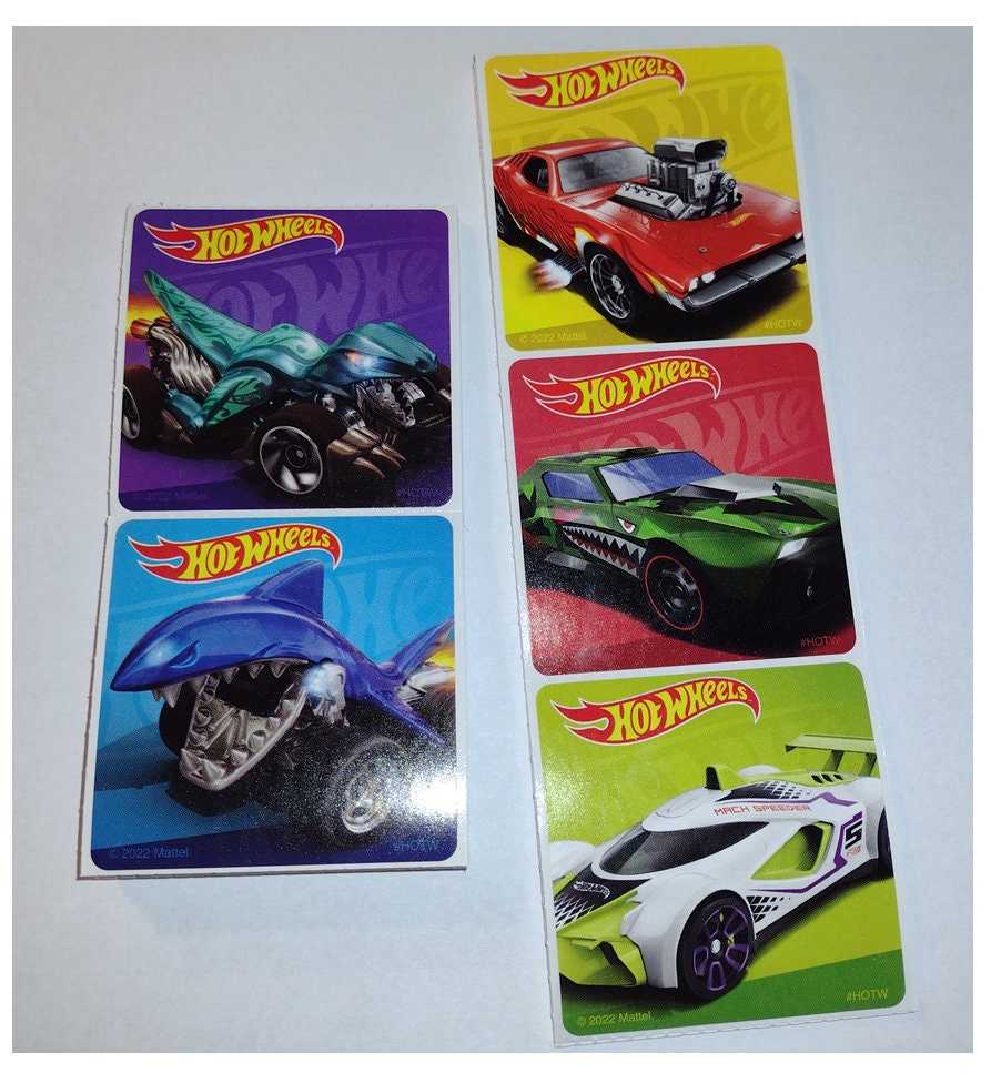 25 licensed Hot Wheels Stickers 2.5 X 2.5 - Etsy