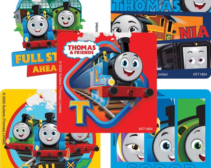 20 Thomas and Friends All Engines Go Stickers, 2.5" X 2.5" Each - Etsy ...