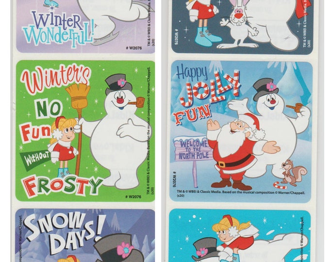 25 (licensed) Frosty the Snowman Stickers, 2.5" X 2.5" - Etsy