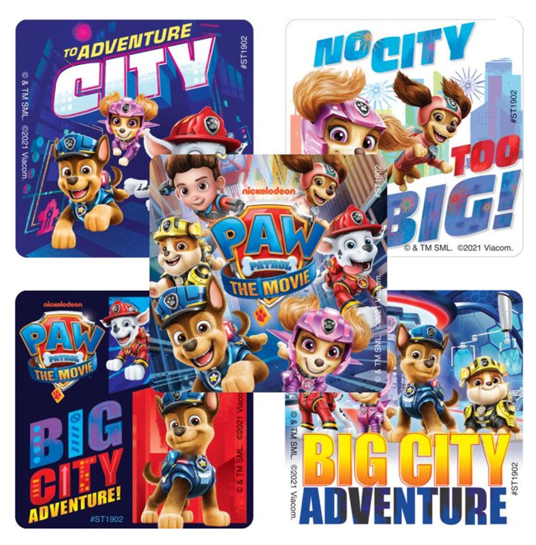 25 (licensed) Paw Patrol Movie Stickers, 2.5" X 2.5" Each - Etsy