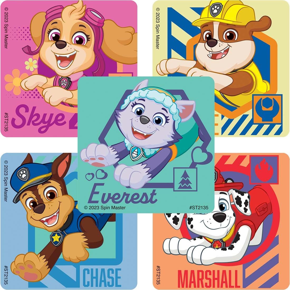 25 (licensed) Paw Patrol Signature Stickers, 2.5" X 2.5" Each - Etsy