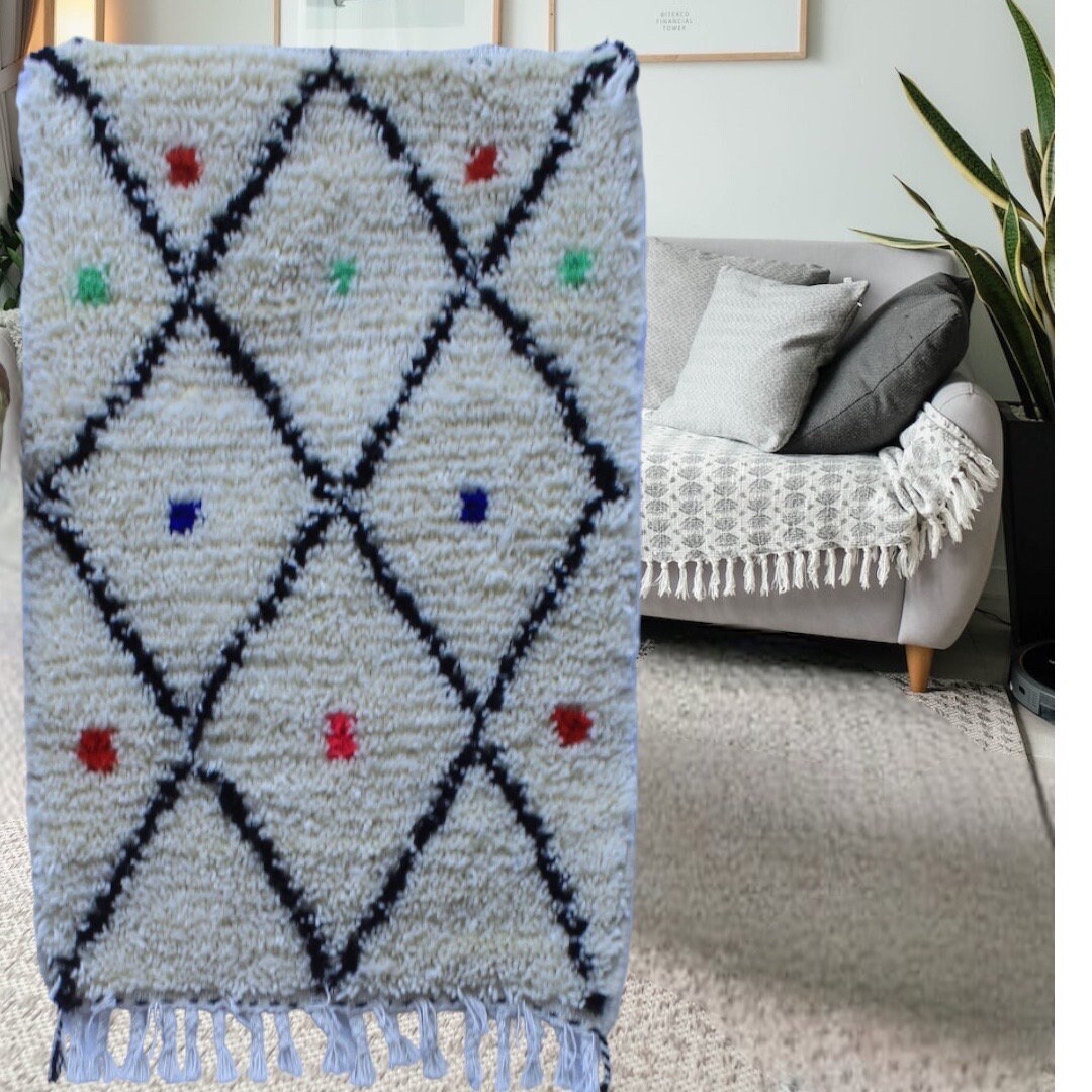 Magnificent Authentic Berber Carpet in Wool - Etsy
