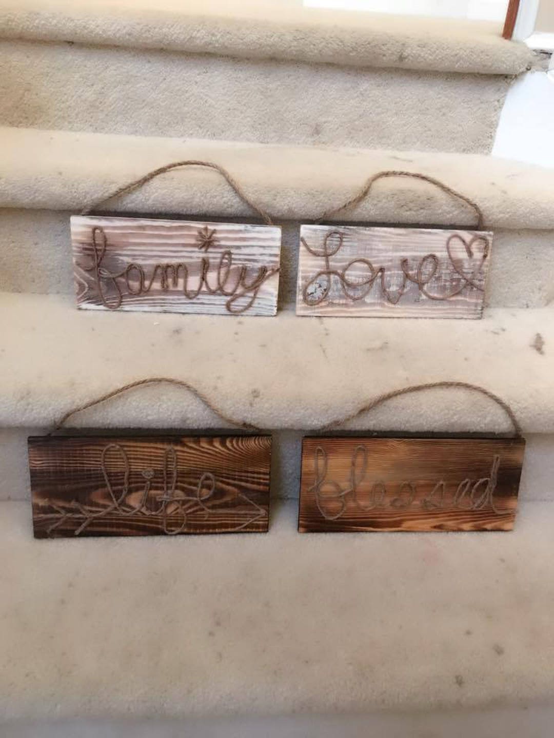 Wood Rope Sign - Etsy