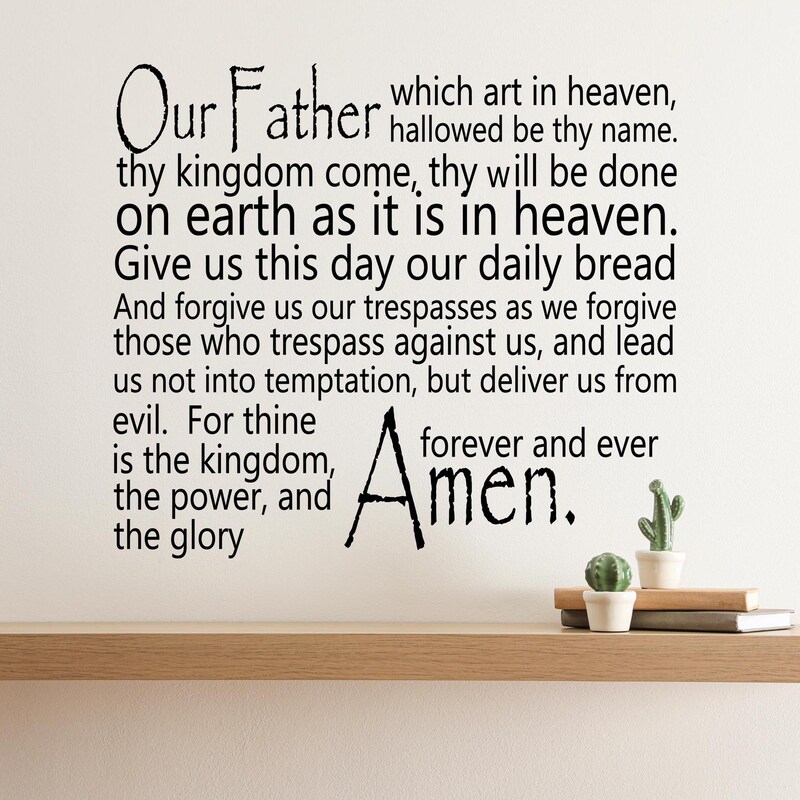 Prayer Wall Decal - Etsy