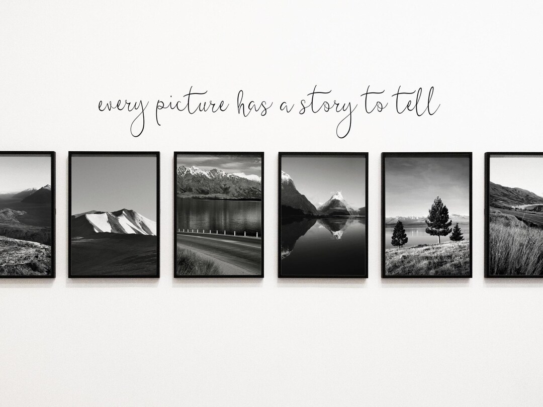Every Picture Has a Story to Tell | Decal for Photo Wall | Collage Wall ...