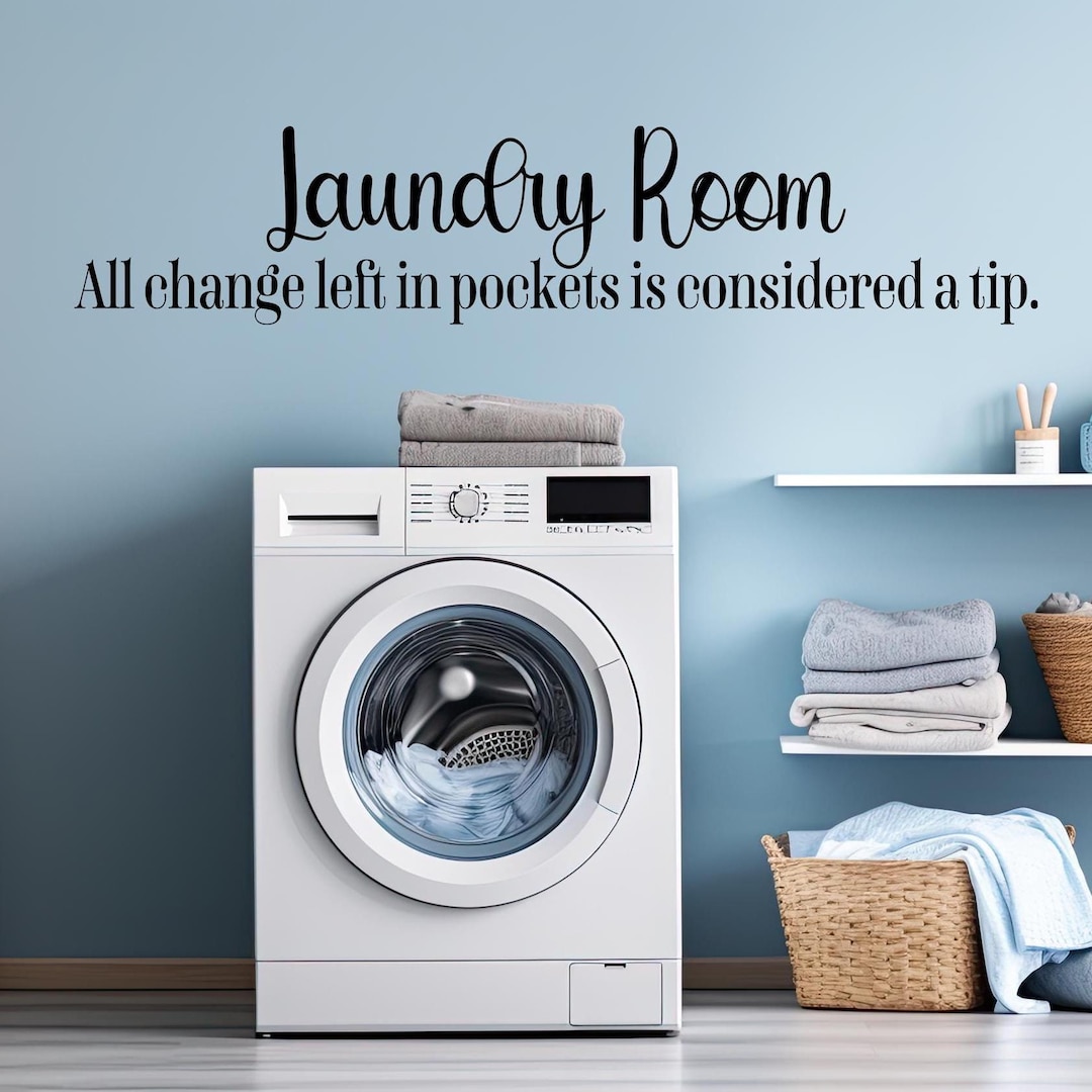 Laundry Room Wall Letters/laundry Wall Art/vinyl Wall Decal/home Wall ...