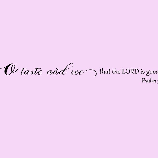 O Taste and See - Etsy