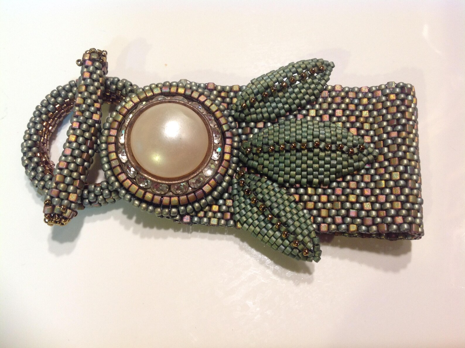 Beading Kit for Peyote Bracelet With Pearl Button Clasp - Etsy