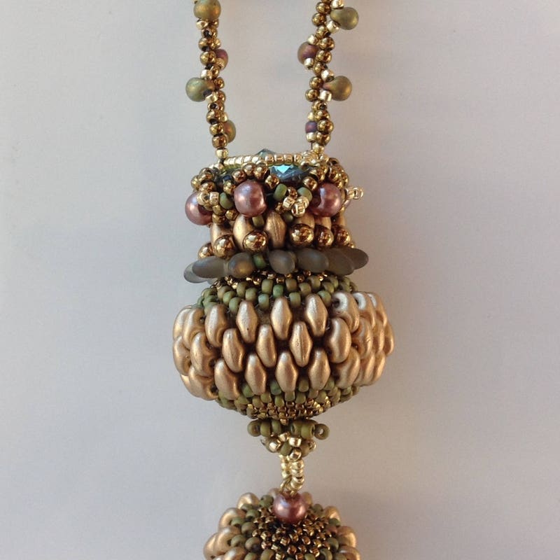 Super Duo Bead Necklace - Etsy