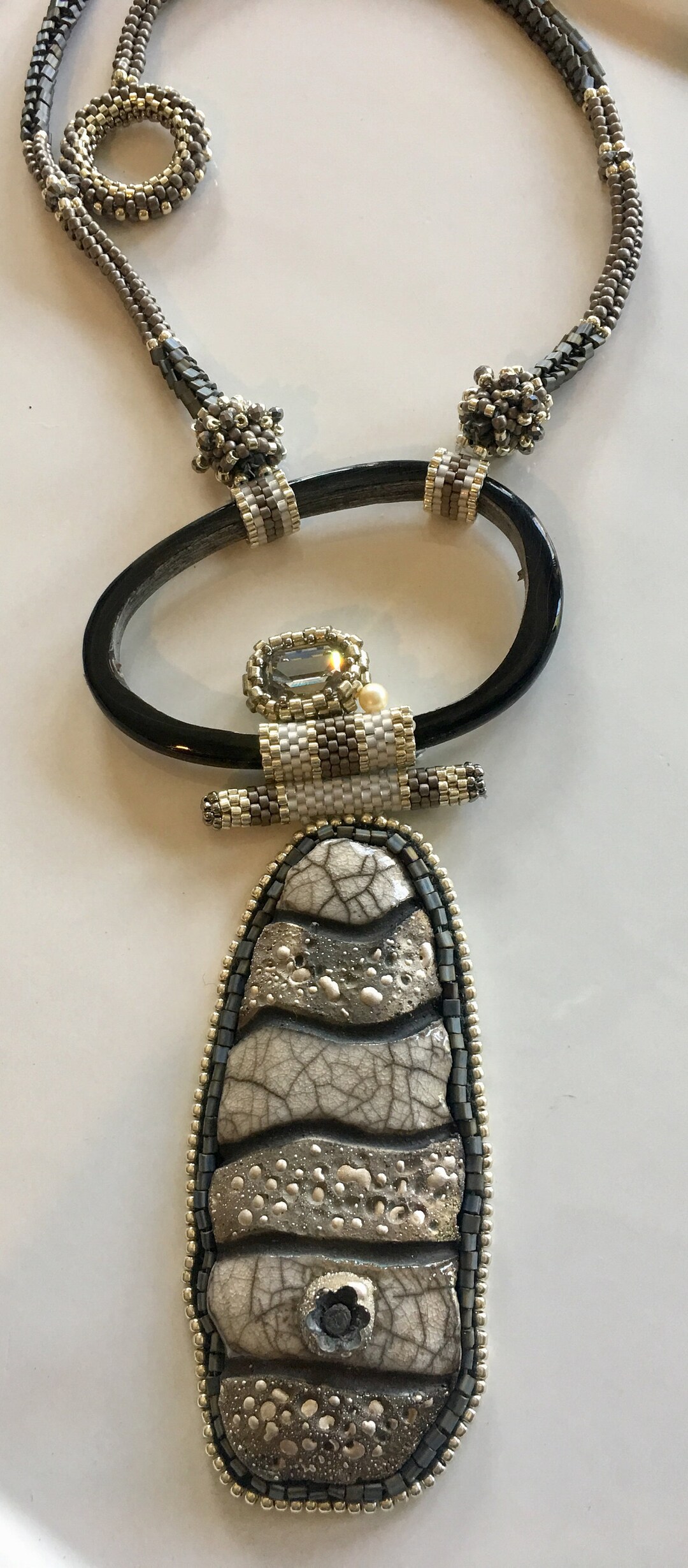 MAK in Black Raku Necklace Tutorial Kit - Etsy