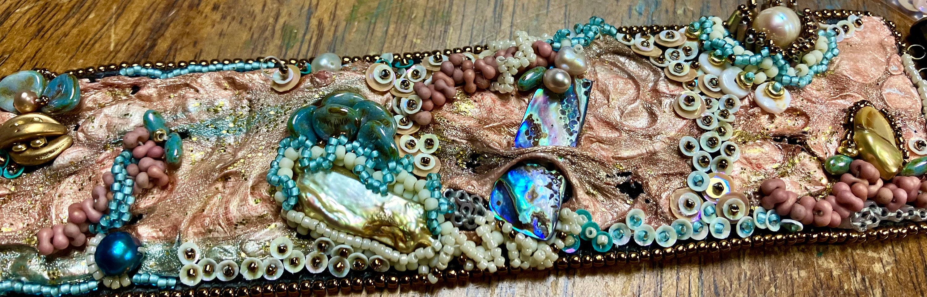 Tide Pool Beaded Bracelet Kit Tutorial Using Tyvek - Etsy