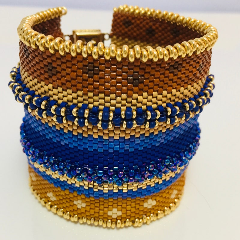 Peyote Stitch Cuff - Etsy