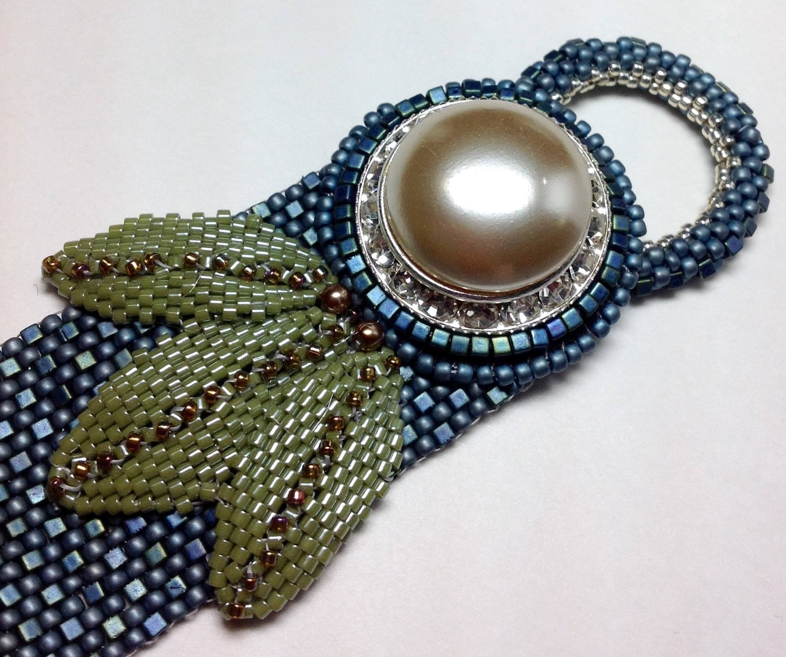 Beading Kit for Peyote Bracelet With Pearl Button Clasp - Etsy