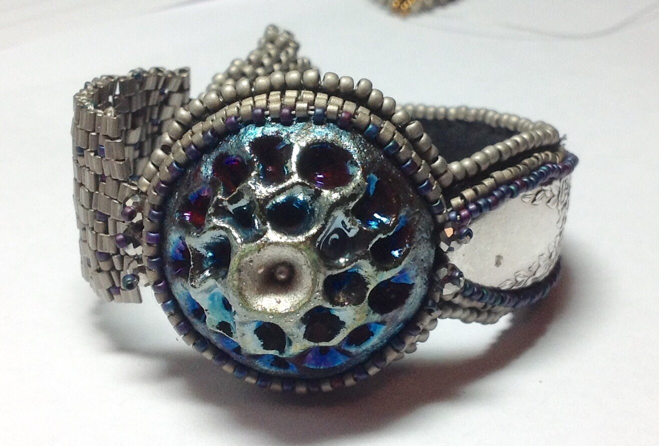 Voyager Raku and Silver Beaded Bracelet Kit - Etsy