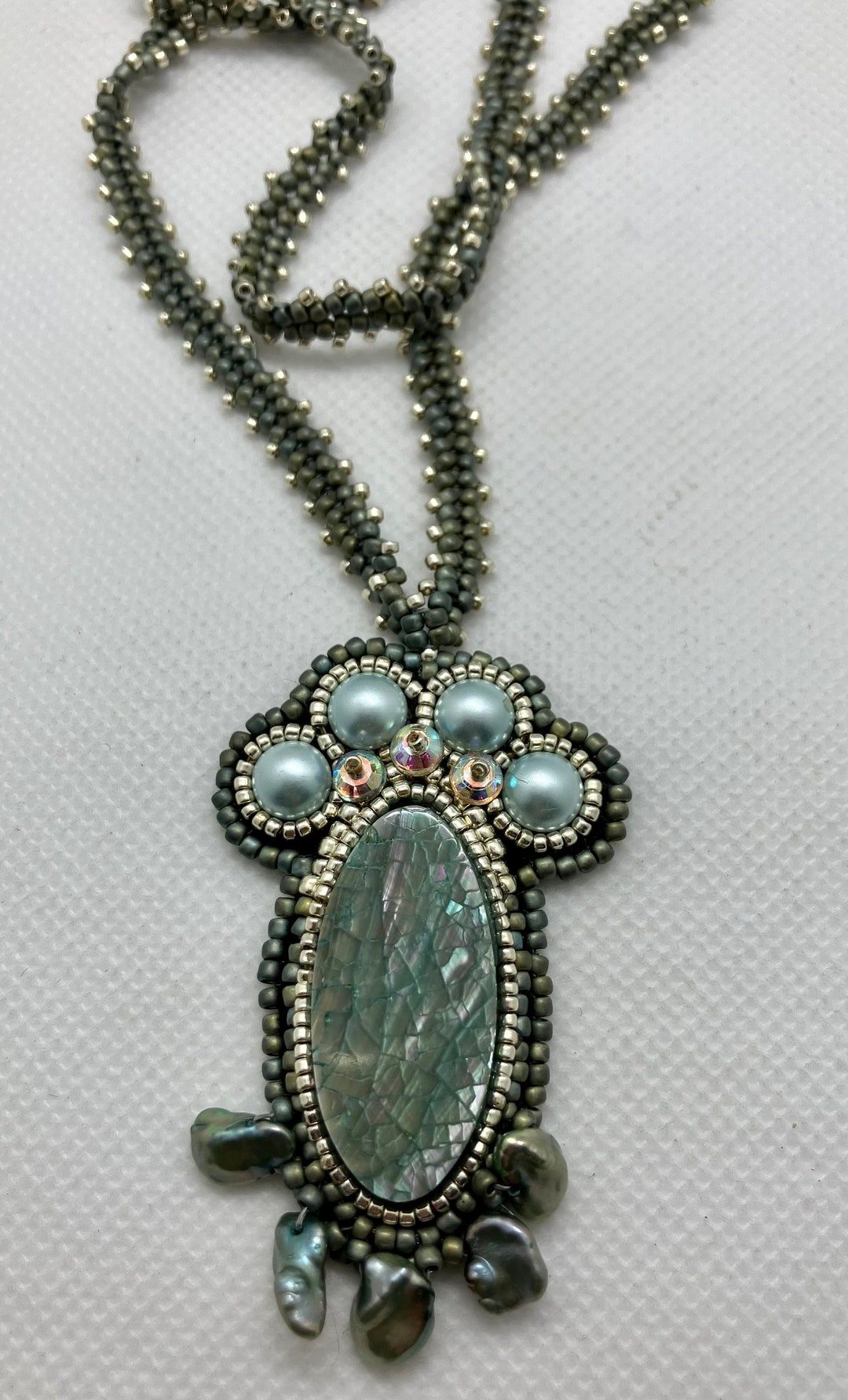 Abalone and Pearl Necklace Tutorial - Etsy