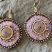 Targe Earring Kit Made With Vintage Cab and Bubble Wrap Tutorial - Etsy