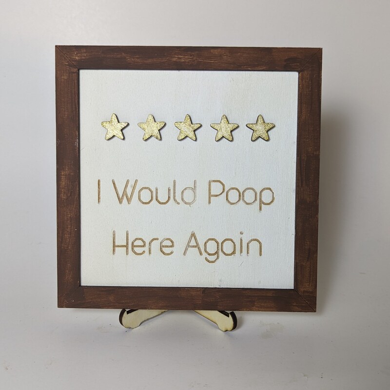 Bathroom Signs Do Not Poop - Etsy