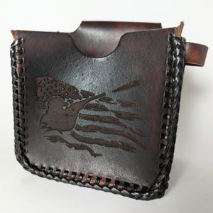 Leather Shotshell Box Holder Laced | Trapshooting | Skeet | Sporting ...