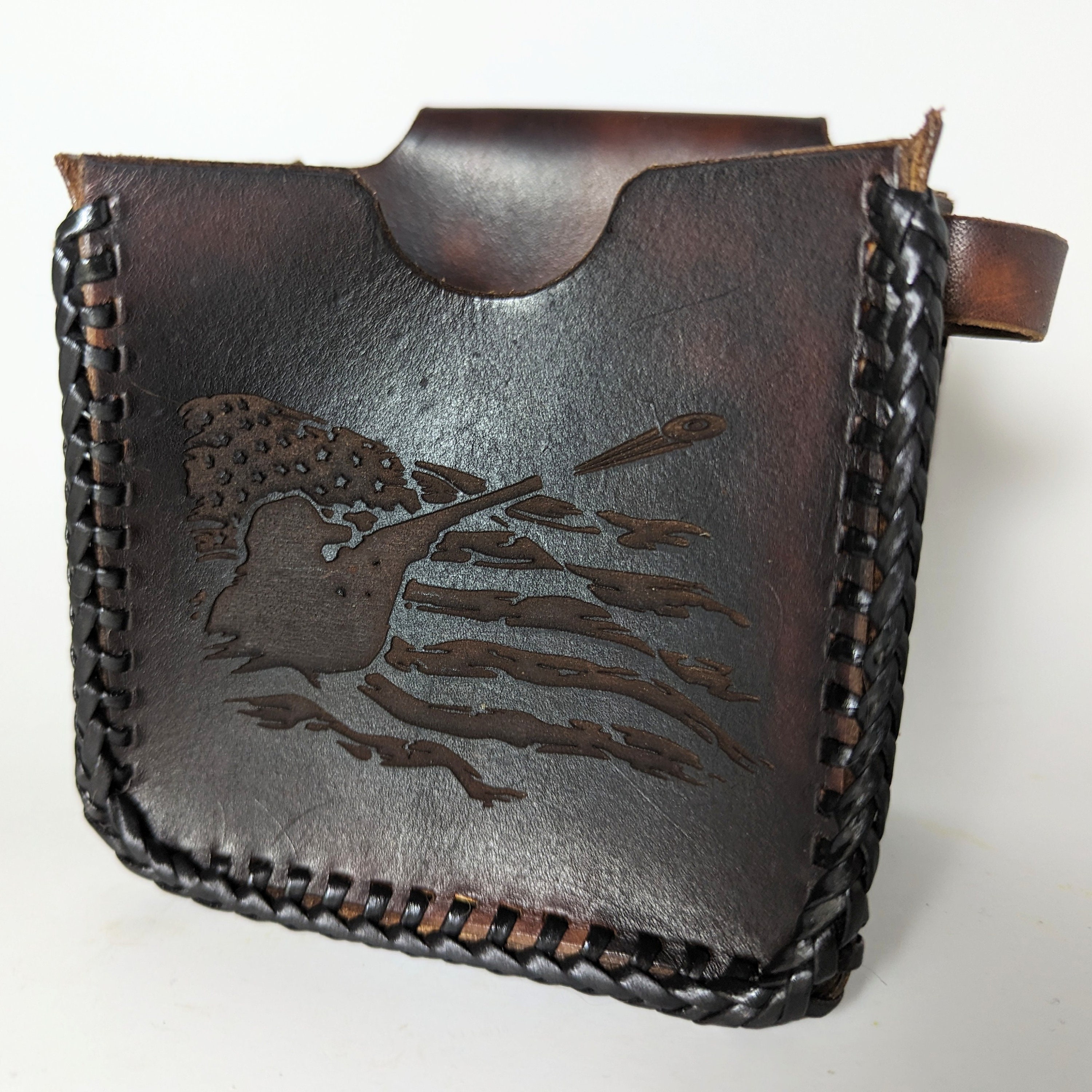Leather Shotshell Box Holder Laced | Trapshooting | Skeet | Sporting ...